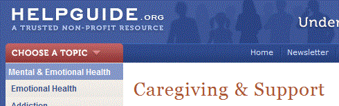 HelpGuide.org Caregiving and Support